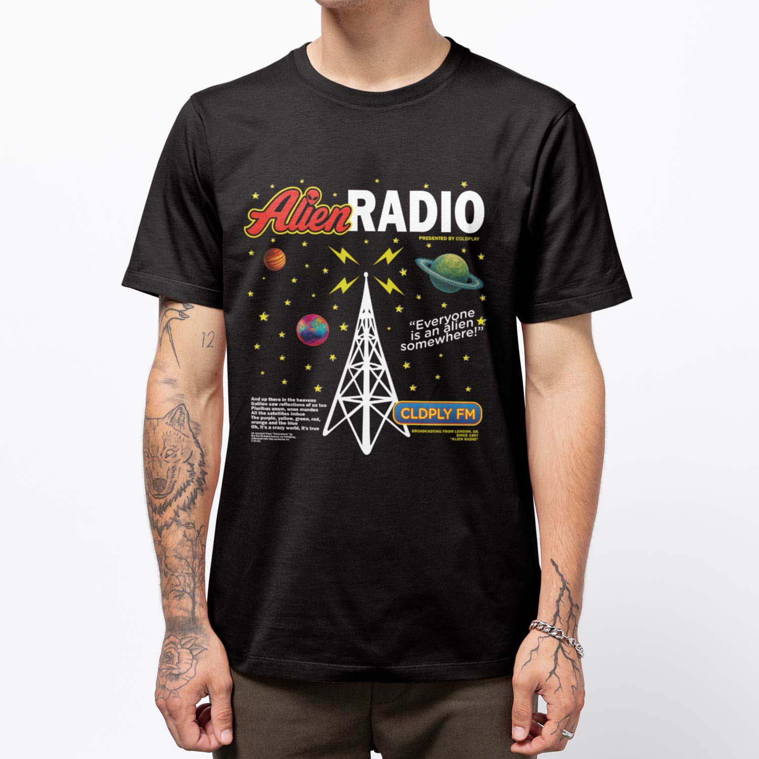 Playera Coldplay Alien Radio Coloratura – Bad Robot